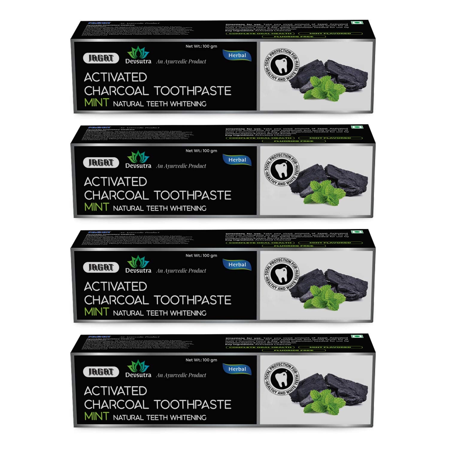 Herbal Toothpaste - Charcoal – Jagat Devsutra