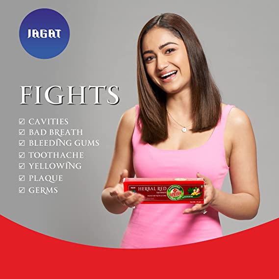 Herbal Toothpaste - Red – Jagat Devsutra